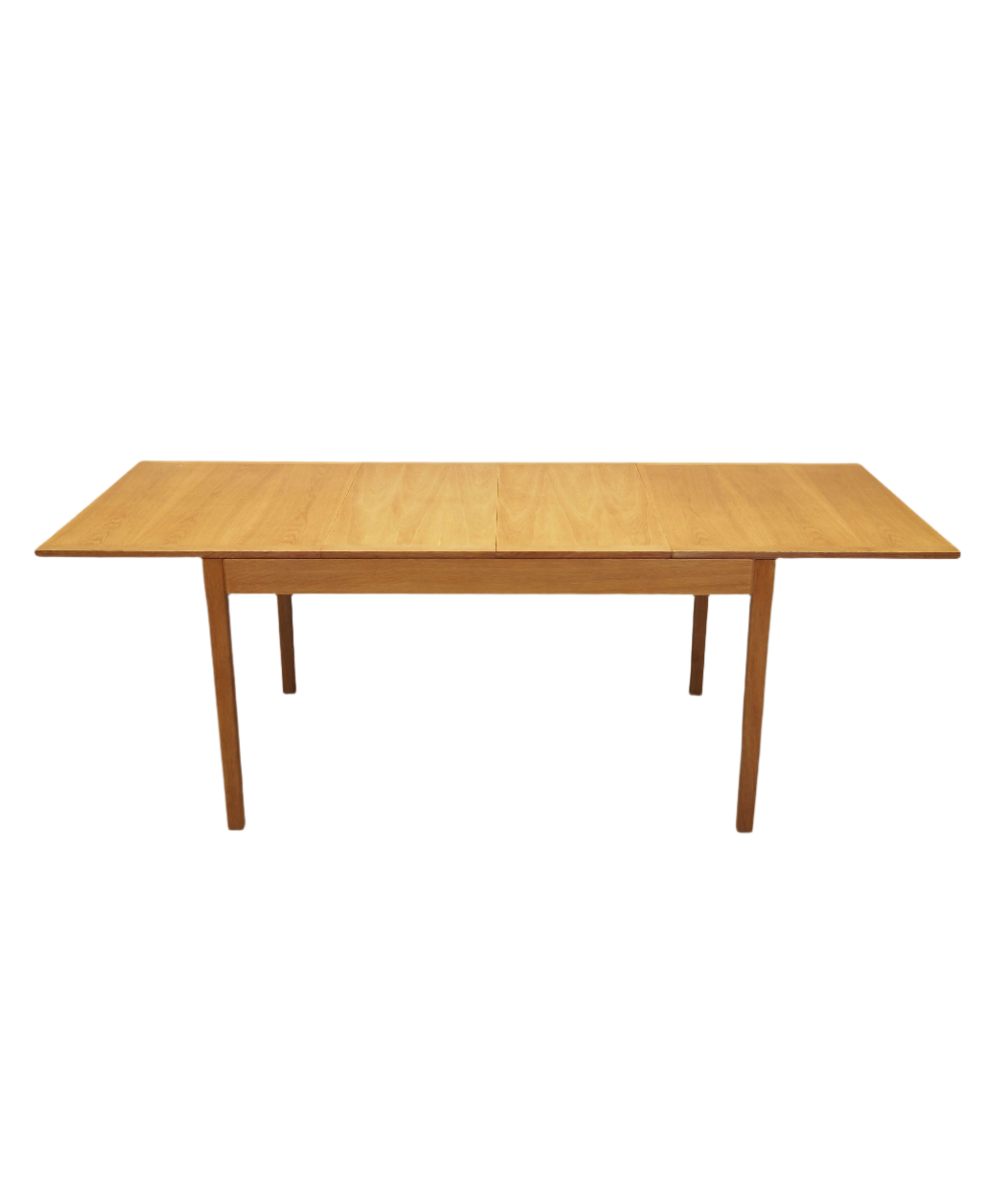 1970s Danish ash table with solid wood legs – Curiouz