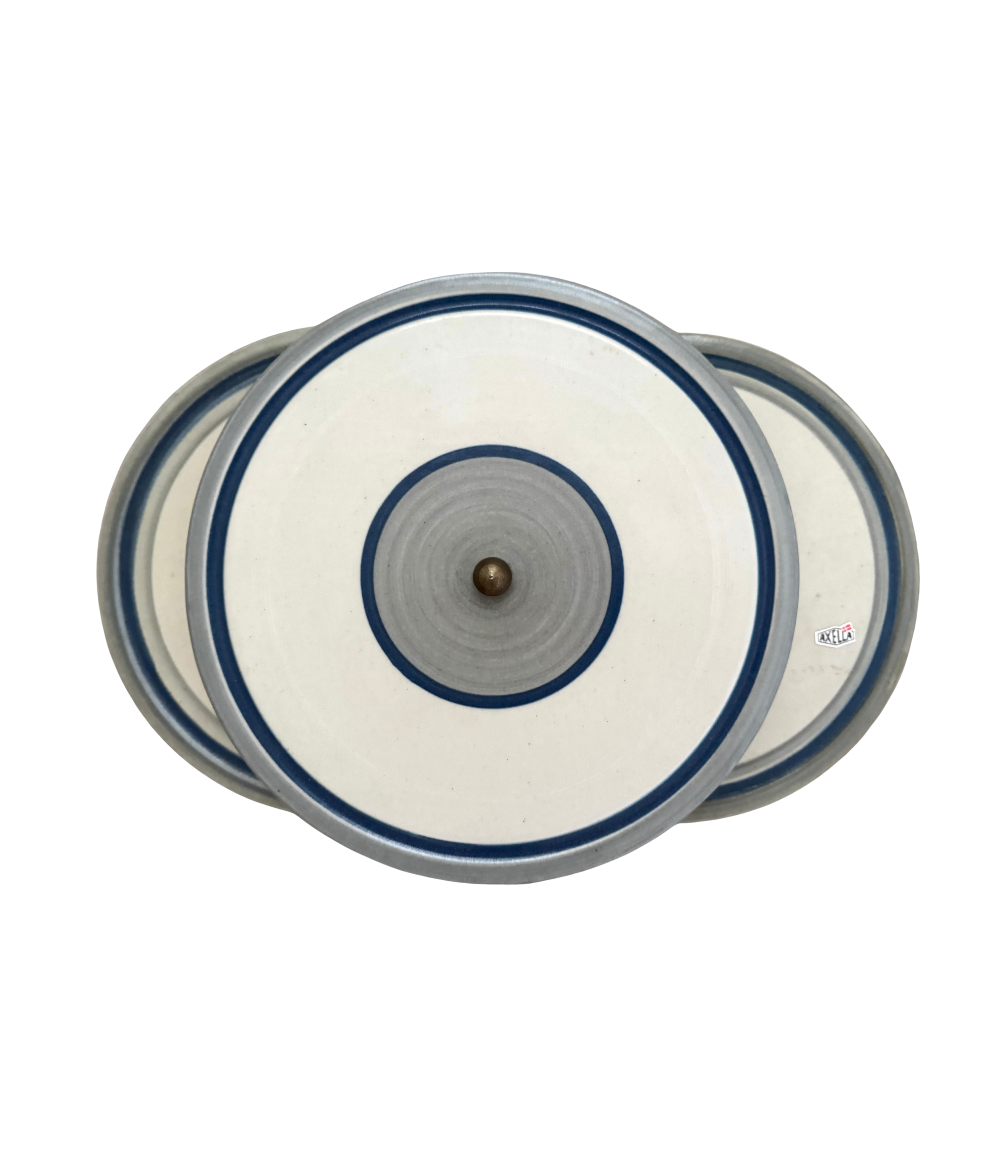 Danish stoneware triple disc wall sconce by Axella – Curiouz