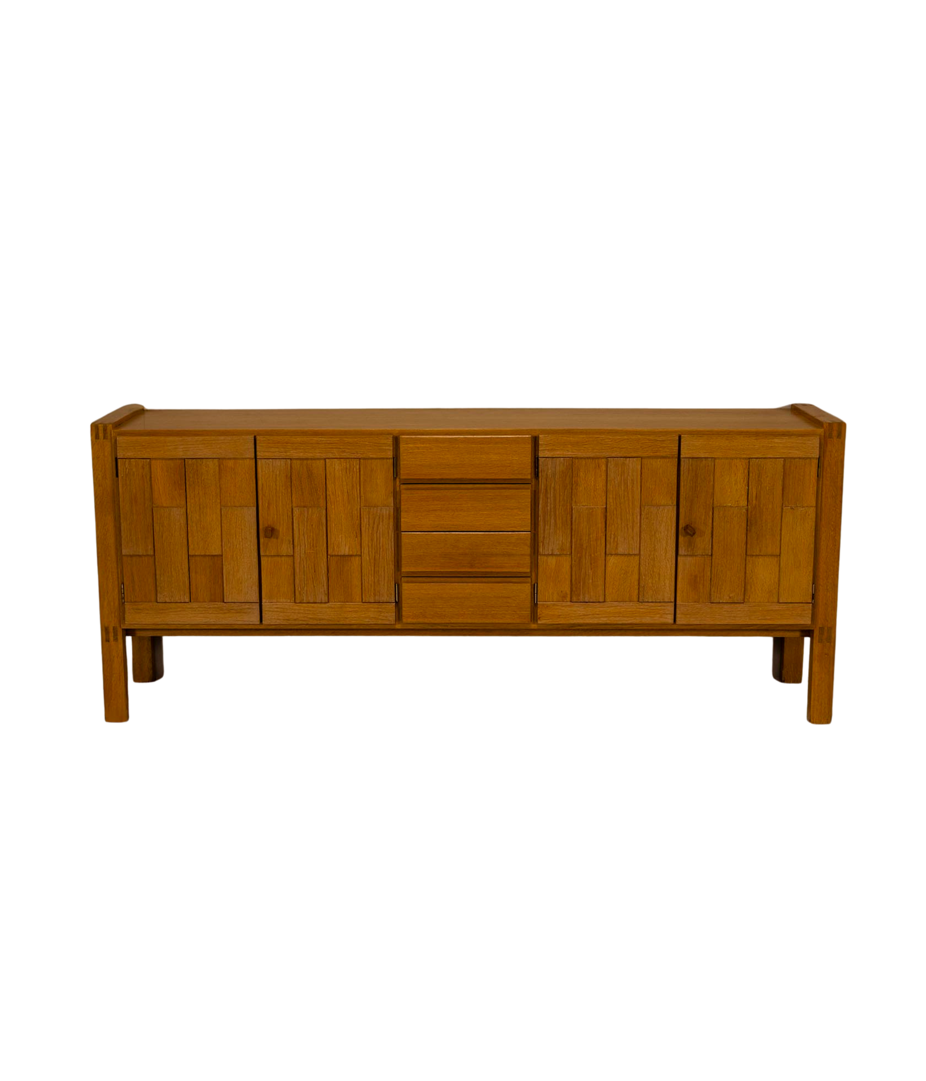 Brutalist Sideboard in Oak from 1980s – Curiouz