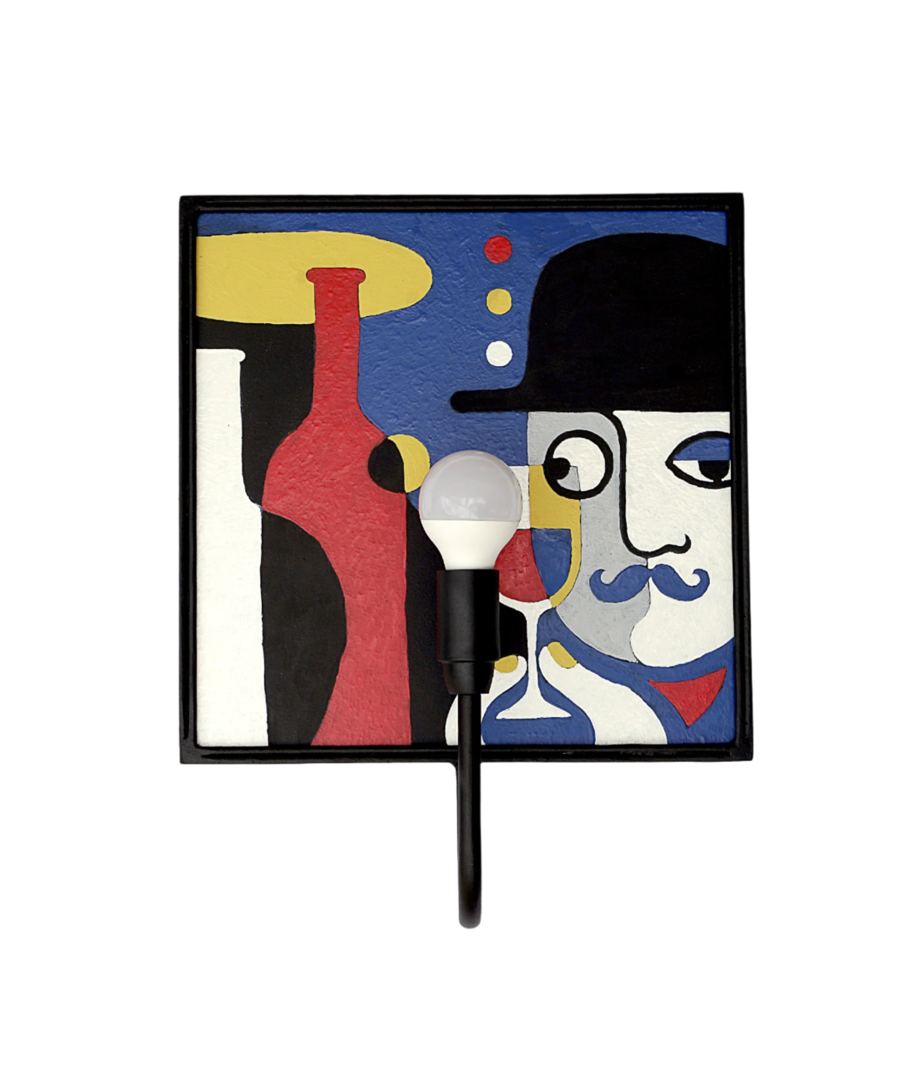 Hand-Painted Café Man Wall light – Curiouz