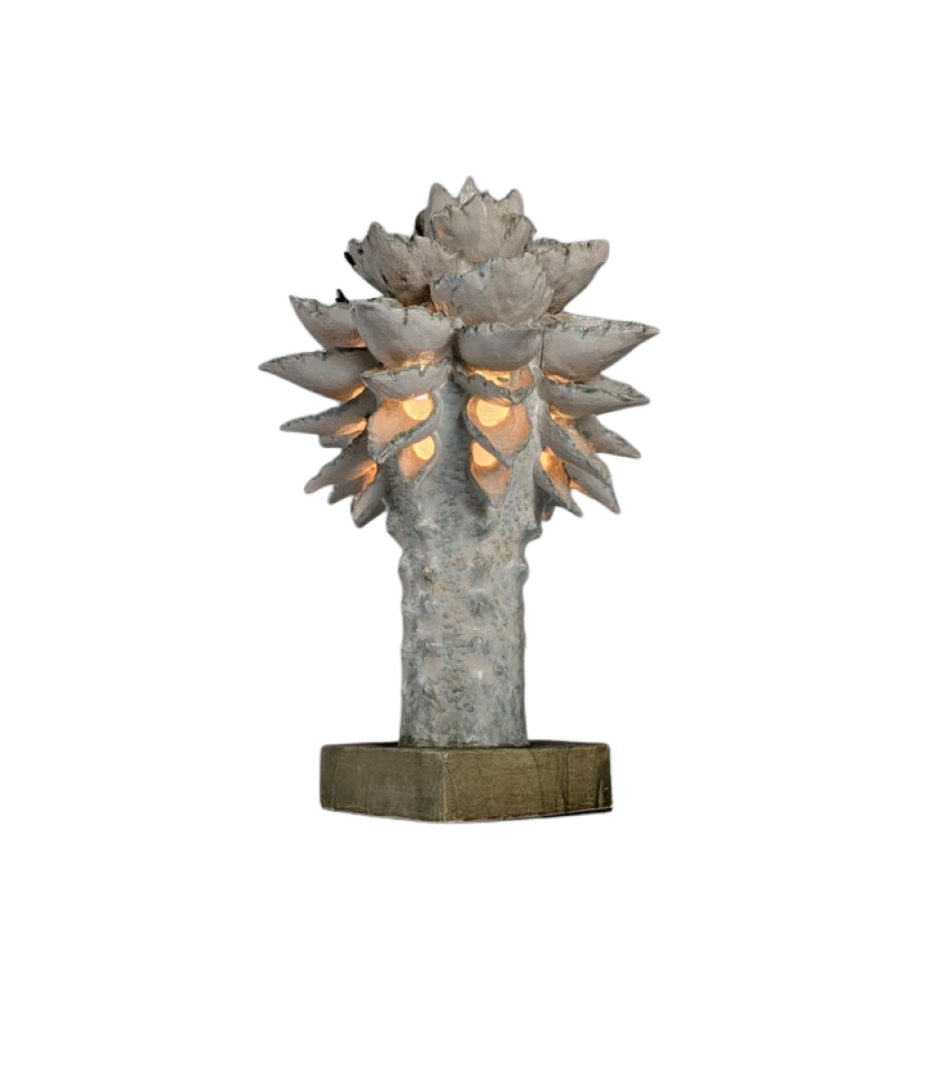 Glazed Ceramic Sculpture Lamp by Birthe Aksby 1970s – Curiouz
