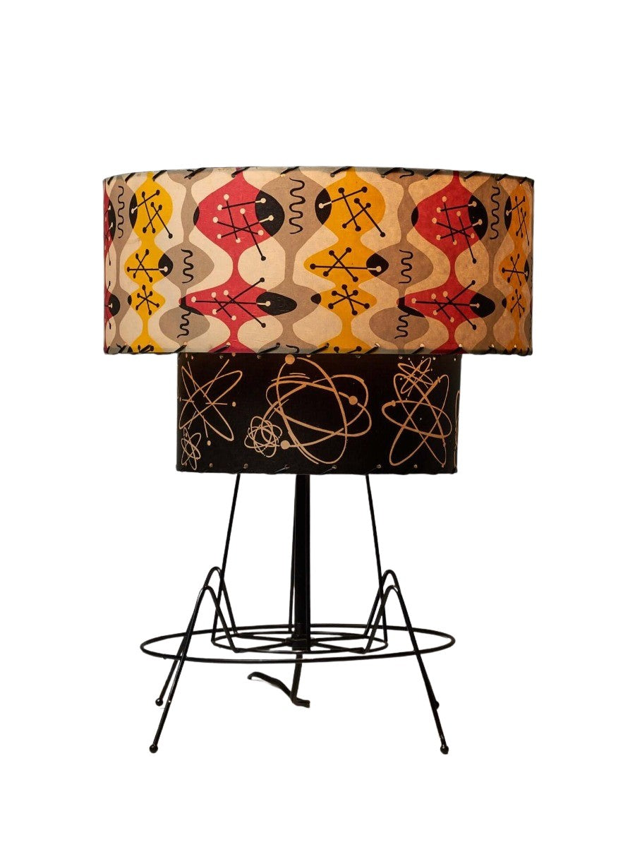 Atomic Table Lamp, Archaic Smile Inc, Metal Wire Frame – Curiouz