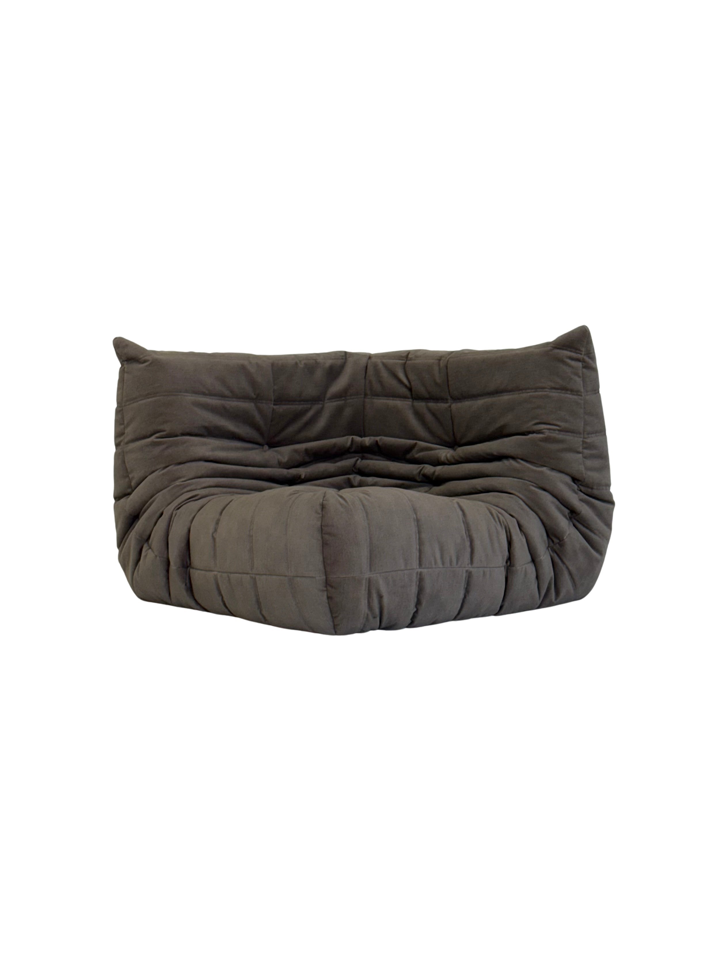 Ligne Roset Togo corner seat in velvet gray taupe – Curiouz
