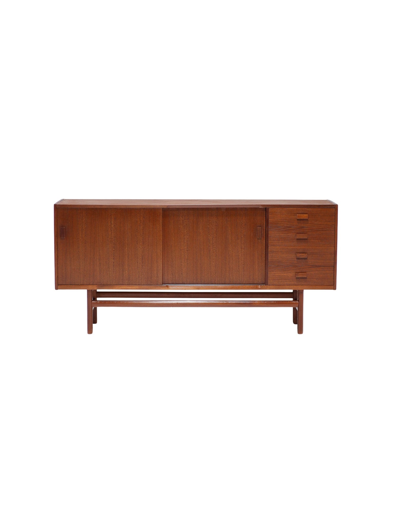 1960s teak sideboard with sliding doors – Curiouz