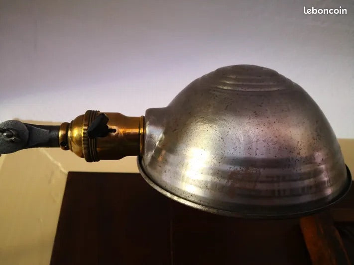 Very Rar Vintage O.C. White Industrial Task Lamp with Hubbell Socket ...