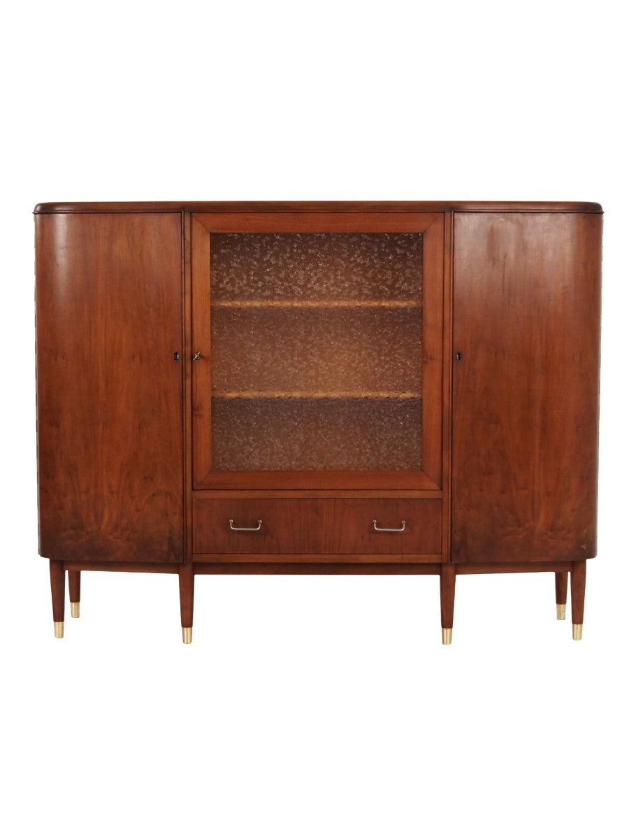 Walnut highboard, Danish design from 1960s – Curiouz